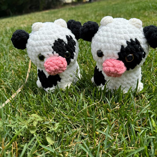 4 in 1 Baby Cow Crochet Pattern Bundle (crochet Cow Pattern, Amigurumi ...