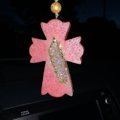 Freshie Hanger, Custom Freshie Hanger, Car Freshie Hanger, Wooden Beads ...