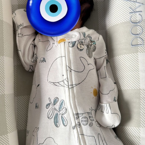 Pink Customized Baby Pin With Bead Name - Etsy