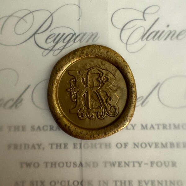 Custom Wax Seal Logo Stickers,40 Logo Series Designs,handmade Self ...