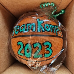 Personalized Standard Size Basketball Custom Hand Painted Basketball ...