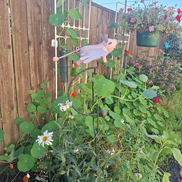 Butterfly Kinetic Balancing Garden Art Stake - Etsy