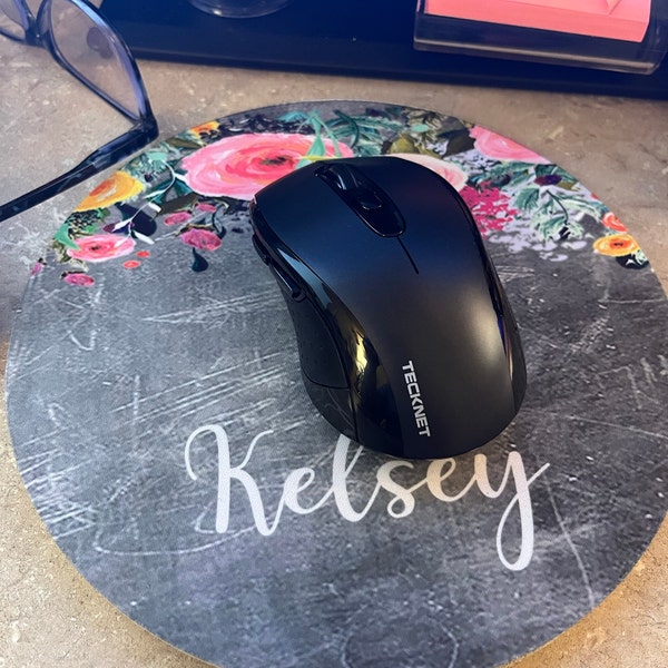 Personalized Mouse Pads - Monogrammed Mouse Pad -round or Retangle ...