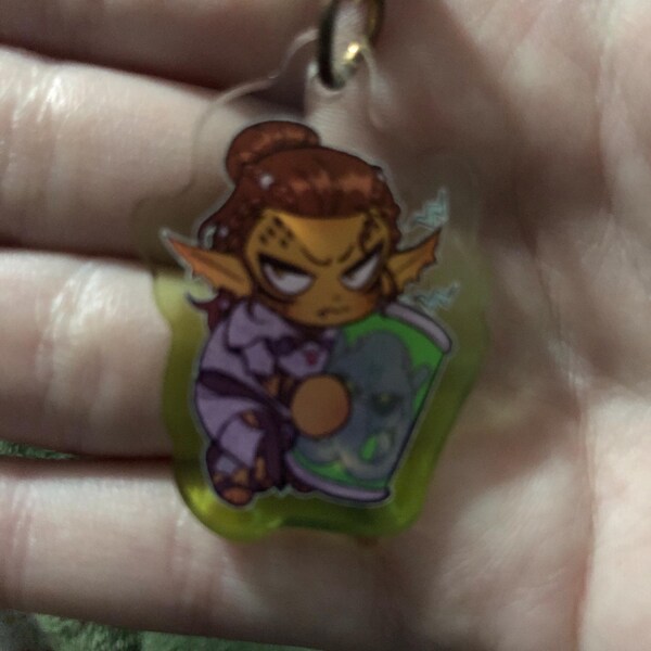 Baldur’s Gate 3 BG3 Acrylic Keychain Minthara Astarion Wyll Lae’zel ...