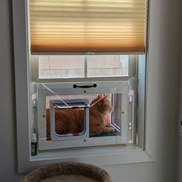 18 Inch Deluxe KP Cat Window Patio-catio-solarium (small Deluxe Model ...