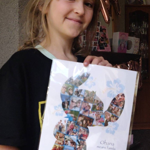 Stitch Photo Collage Holds 28 Photos - Etsy