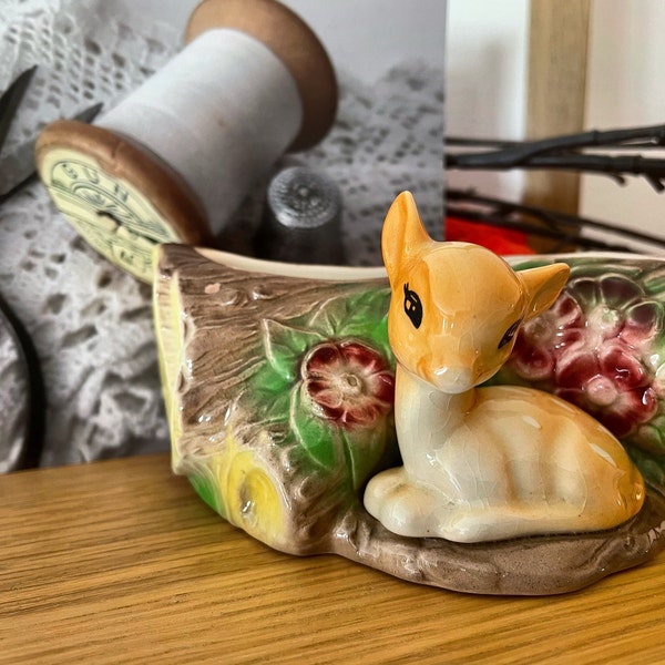 Sewing Caddy. Red Plastic Storage Caddy. Vintage Caddy With Wooden ...