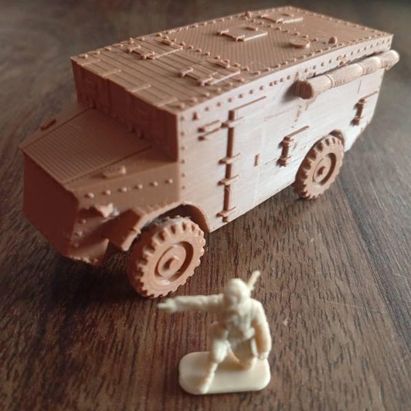 1/72 Scale Spanish Constructora Field Armored Truck, Spanish Civil War ...