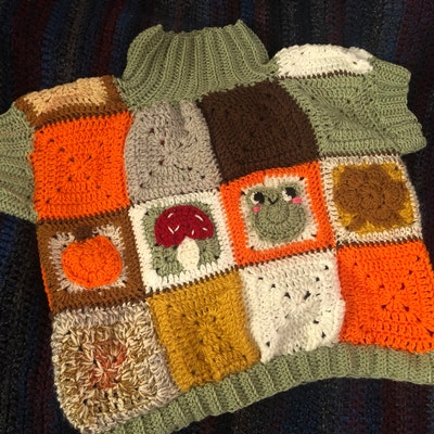 Crochet Sweater PATTERN PDF Autumn Halloween Sweater - Etsy