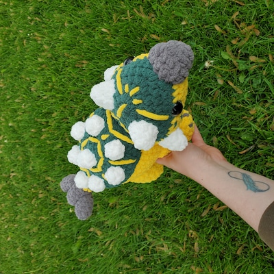 PATTERN ONLY Bumpy Ankylosaurus Cute Crochet Plush Pattern Instructions ...