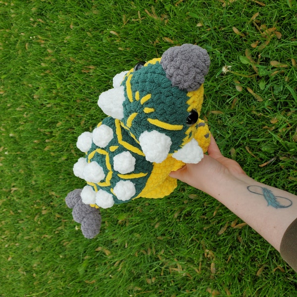 PATTERN ONLY- Bumpy Ankylosaurus Cute Crochet Plush Pattern ...