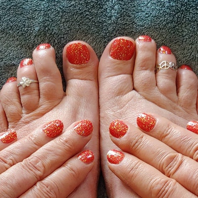 Adjustable Peace Sign Toe Ring Sterling Silver Adjustable Toe - Etsy