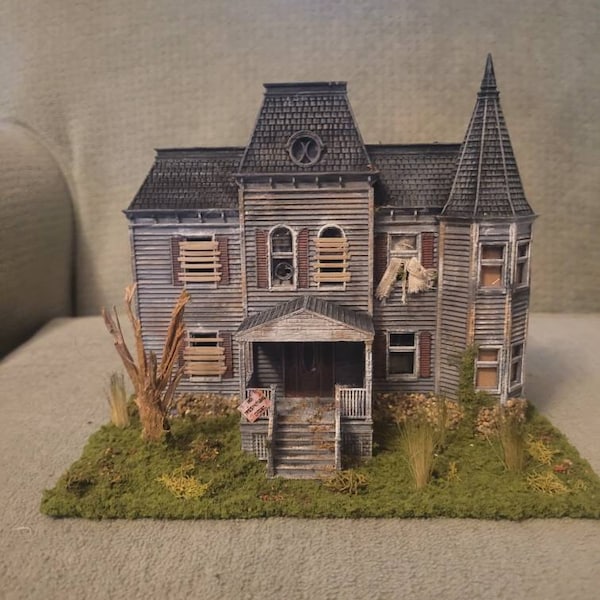 BATES MOTEL Diorama~haunted House~psycho~halloween~built Building~model ...