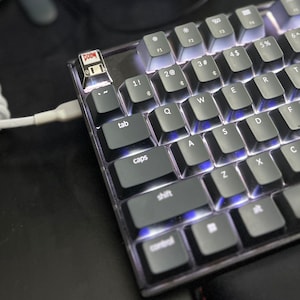 Cute Uwu Rose Gold Metal Artisan Keycap Custom Mechanical Keyboard Cute ...