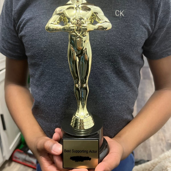 Achievement Trophy With 4 Lines of Custom Text - Etsy