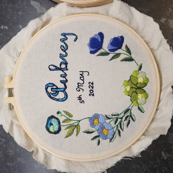 Seashell - Hand Embroidery Pattern and Tutorial / Guide | Digital ...