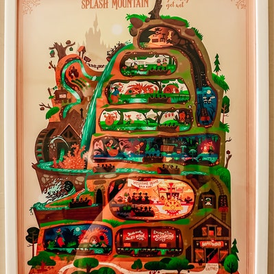 Splash Mountain Print, Magic Kingdom, Walt Disney World - Etsy