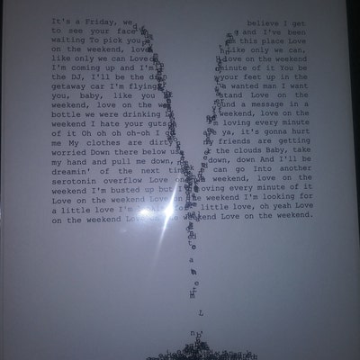 John Mayer Stop This Train Lyrics Poster 8 X 10 - Etsy