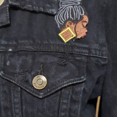 Blessed and Highly Favored Iron-on Patch Wear Your Gratitude, Size 3x1 ...