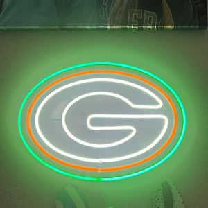 Wisconsin Badgers Logo LED Neon - Etsy