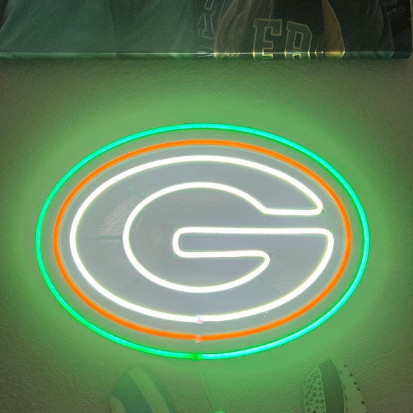 Wisconsin Badgers Logo LED Neon - Etsy