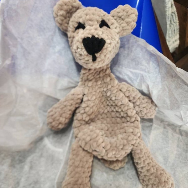 Jr. Bear the Bear Snuggler - Crochet Pattern, Bear Pattern, Crochet ...