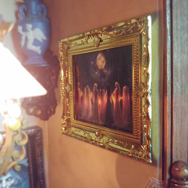 Miniature Witch Furniture 1:12 Scale Creepy Gothic Hutch Haunted ...