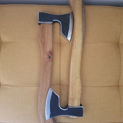 Forged Handmade 0,84 Lbs / 0,380 Kg Viking Style Steel Bearded Blank Axe Head Throwing Hatchet ...