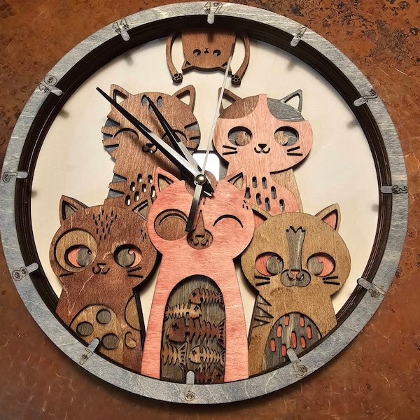 Watch Movement | Laser Cut File for Creating Multilayered 3D Mechanical ...