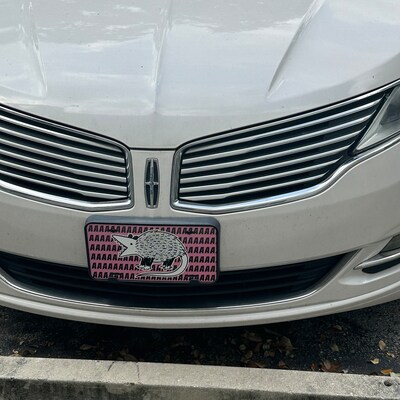 Cherry License Plate Frame, Realistic Cherries License Plate Cover ...