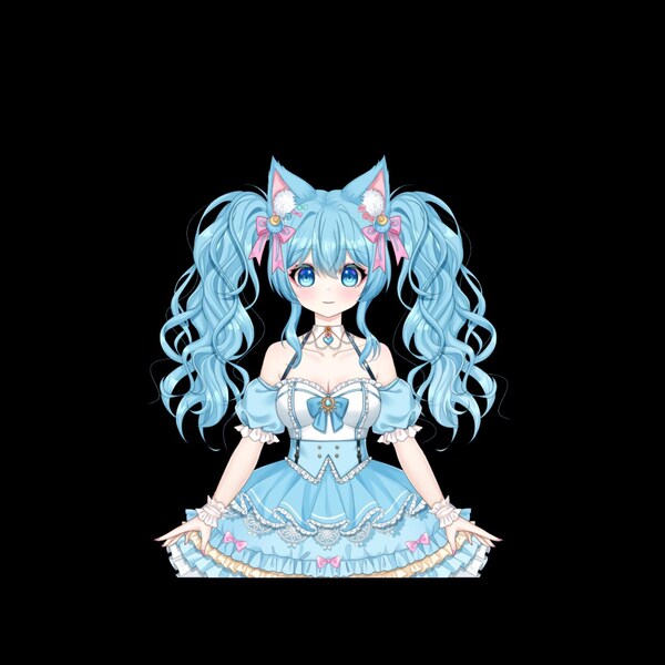 Custom Vtuber Model / Live2d Model Premade/ Vtuber Design / Vtuber Room ...