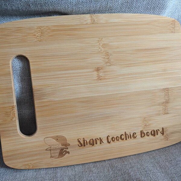 Shark Coochie Board - Charcuterie Board Funny - Stocking Stuffer ...