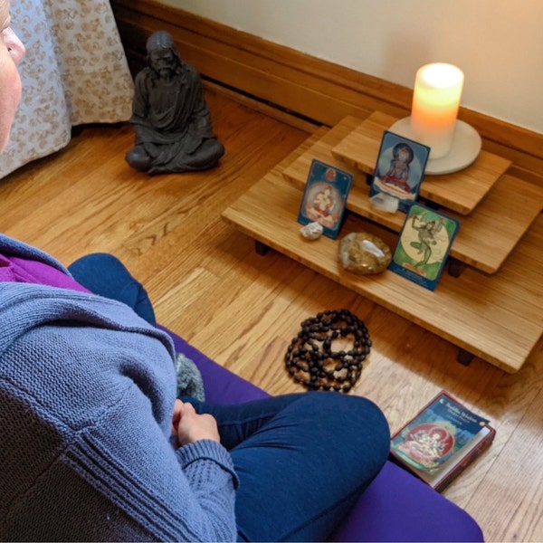 Table Top Altar . Beautifully Handcrafted 3 Tier Buddhist Altars Made ...