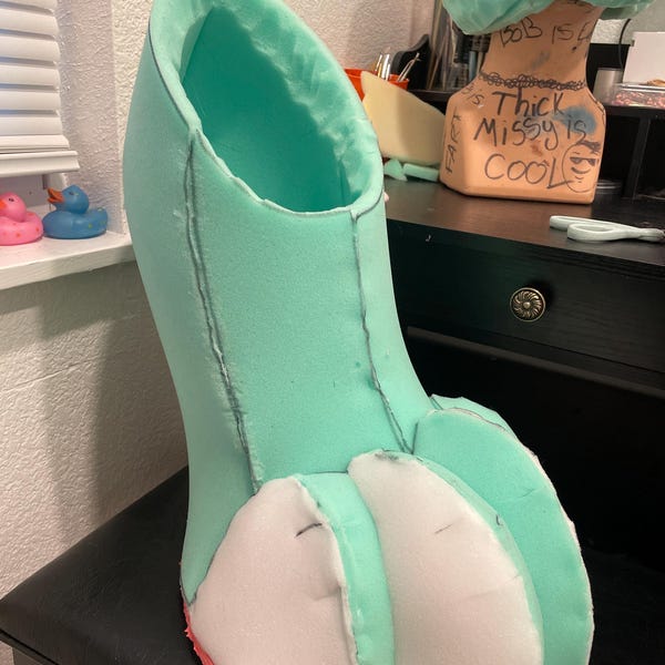 DIGITAL Digitigrade Fursuit Feet Paws Pattern for Fursuits - PDF ...