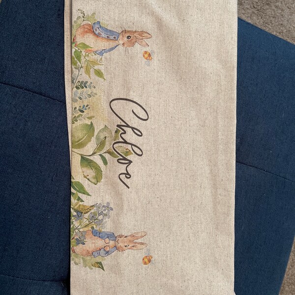 Peter Rabbit Personalized Easter Basket Liner Custom Easter Basket ...