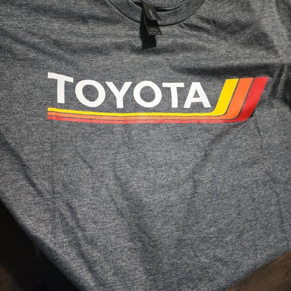 Toyota Classic Heritage Stripes Logo T-shirt 4runner Tacoma Tundra ...