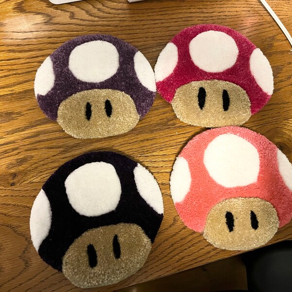 Tufted Mario Super Star Rug, Wall-hanging, PRE-ORDER Custom Carpet ...