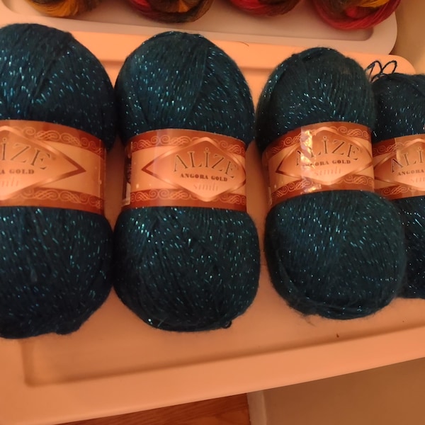 Yarnart Bright, Glitzy Yarn, Metallic Yarn, Glittery Yarn, Sparkly Yarn ...