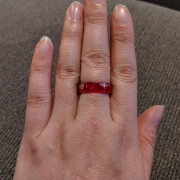 Blood Ring / Vampire Ring / Red Blood Drop / Vampire Gothic Jewelry ...