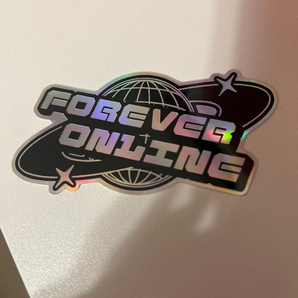 Y2K Holographic Sticker: Retrowave Cybercore Webcore, 2000s Style - Etsy