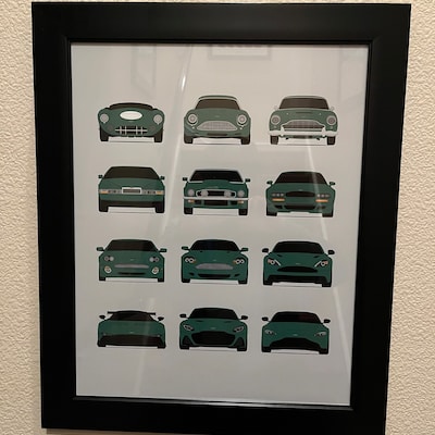 Car Nursery ABC Alphabet Car Poster Print Wall Art for Babies and Kids ...