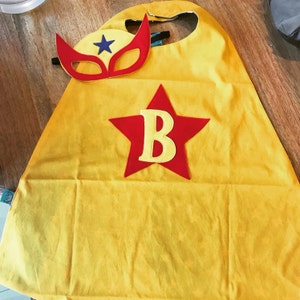 Personalised Superhero Cape and Mask Set - Etsy UK