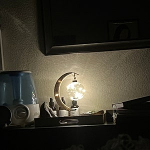 Moon String Night Light USB Night Light Gift Idea for Friends - Etsy