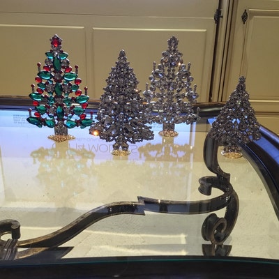 Rhinestone Christmas Tree, Vintage Christmas Tree Vintage Rhinestones ...