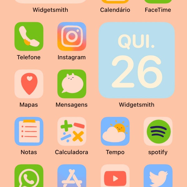 Cute Animals App Icon Set (ios 18 & Android) - Etsy