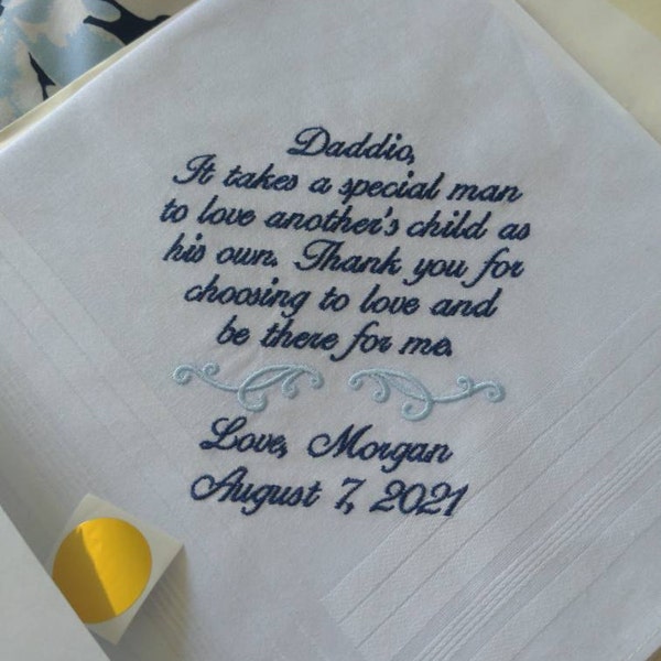 Stepdad Wedding Gift, Mother and Father of the Bride Gift Personalized ...
