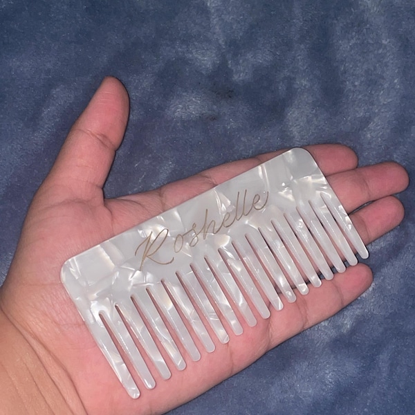 Personalized Acetate Comb Engraving | Wedding Gift | Bachelorette ...