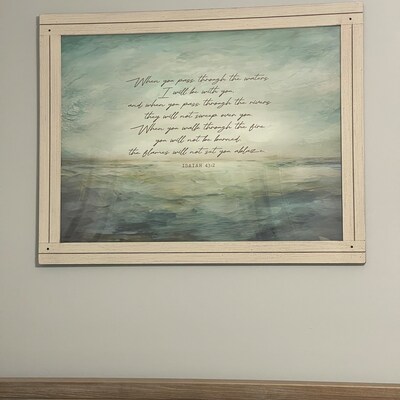 Scripture Wall Art Print, Matthew 11:28 Painting, Vintage Style ...