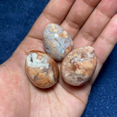 Carnelian Flower Agate Sphere, Polished Crystals, Natural Minerals ...