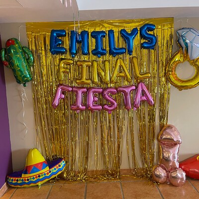 Final Fiesta Balloons Final Fiesta Bachelorette Party Decor ...